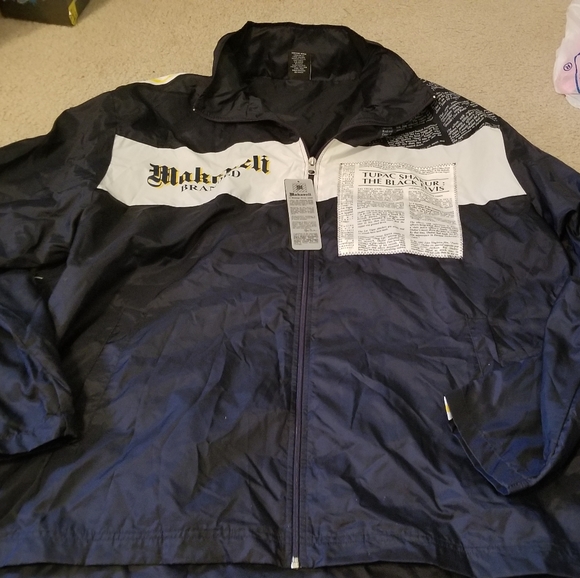 Makaveli | Jackets & Coats | Vintage Makaveli Branded Tupac Track ...